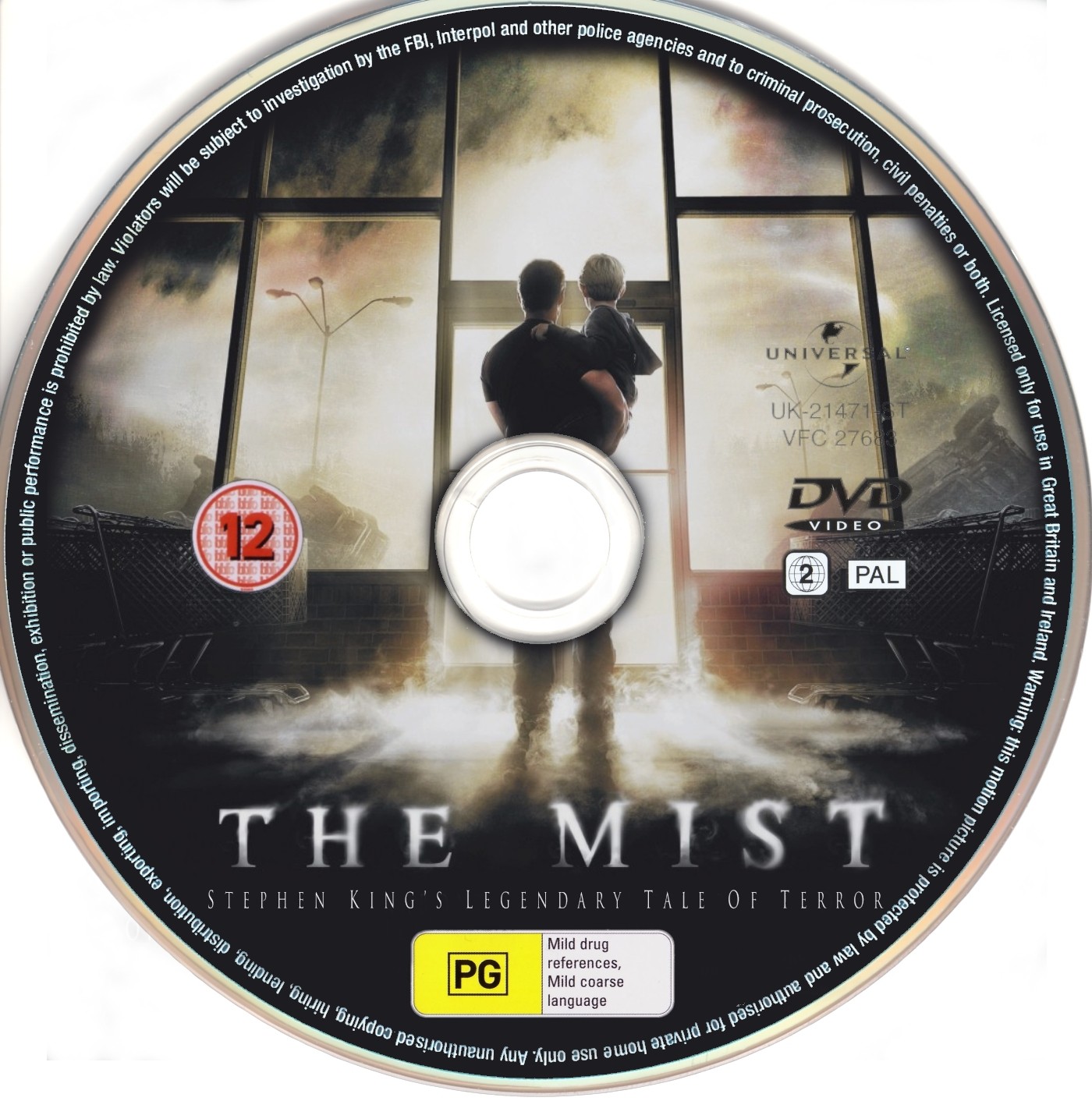 DVD Lables: The Mist